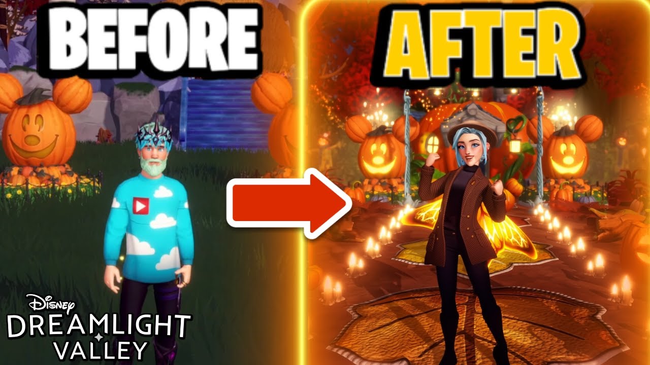 My Autumn's Magic Thought Process [Step-By-Step Build] | Dreamlight ...