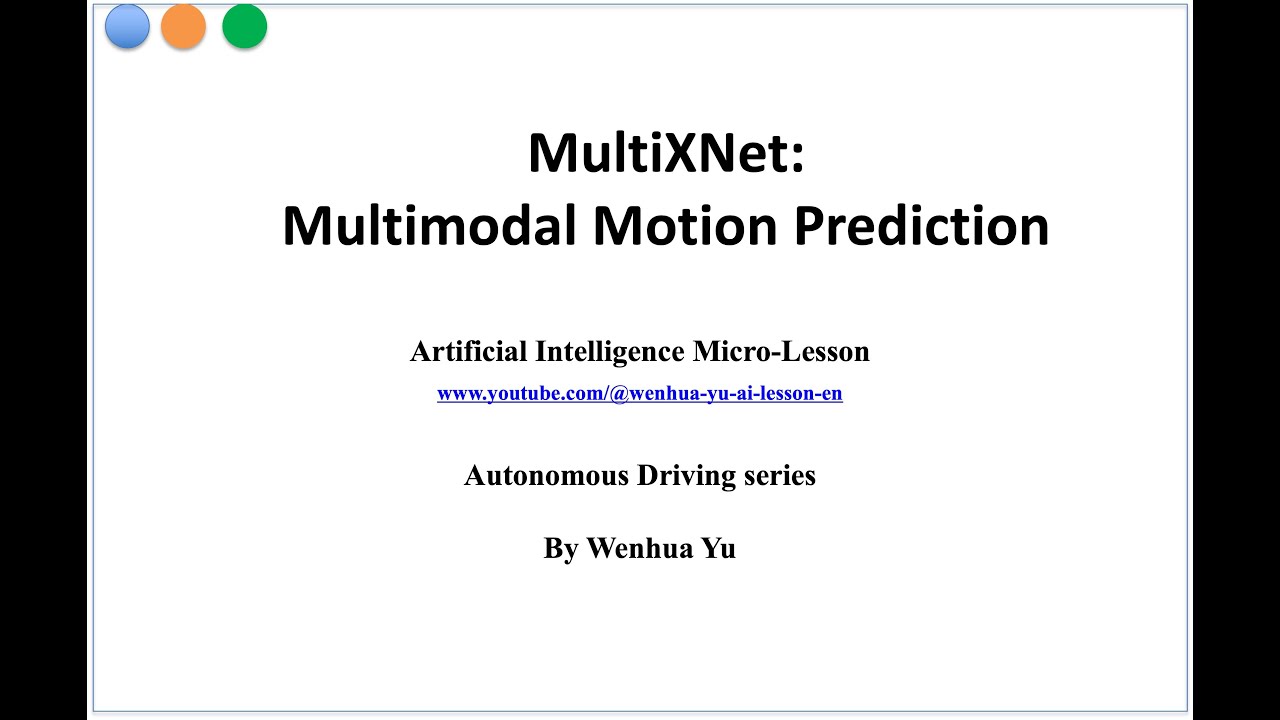 MultiXNet: Multimodal Motion Prediction - YouTube MultiXNet: Multimodal Motion Prediction - YouTube
