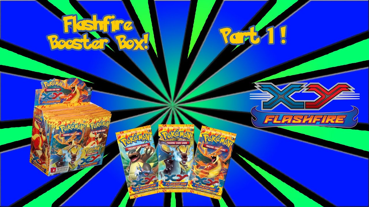 Pokemon Flashfire Booster Box: Part 1 - YouTube