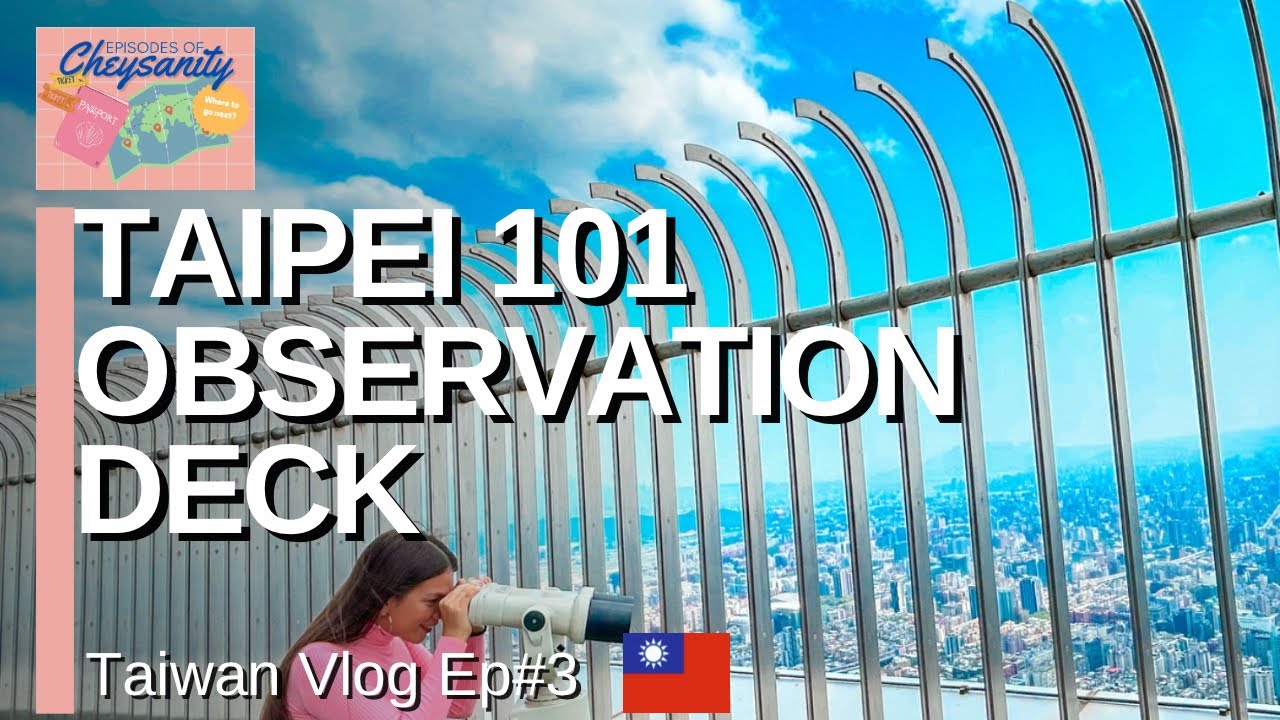 Taipei 101 Observatory Deck and Lunch at Hawker Chan (4K) 🇹🇼 | Episodes ...