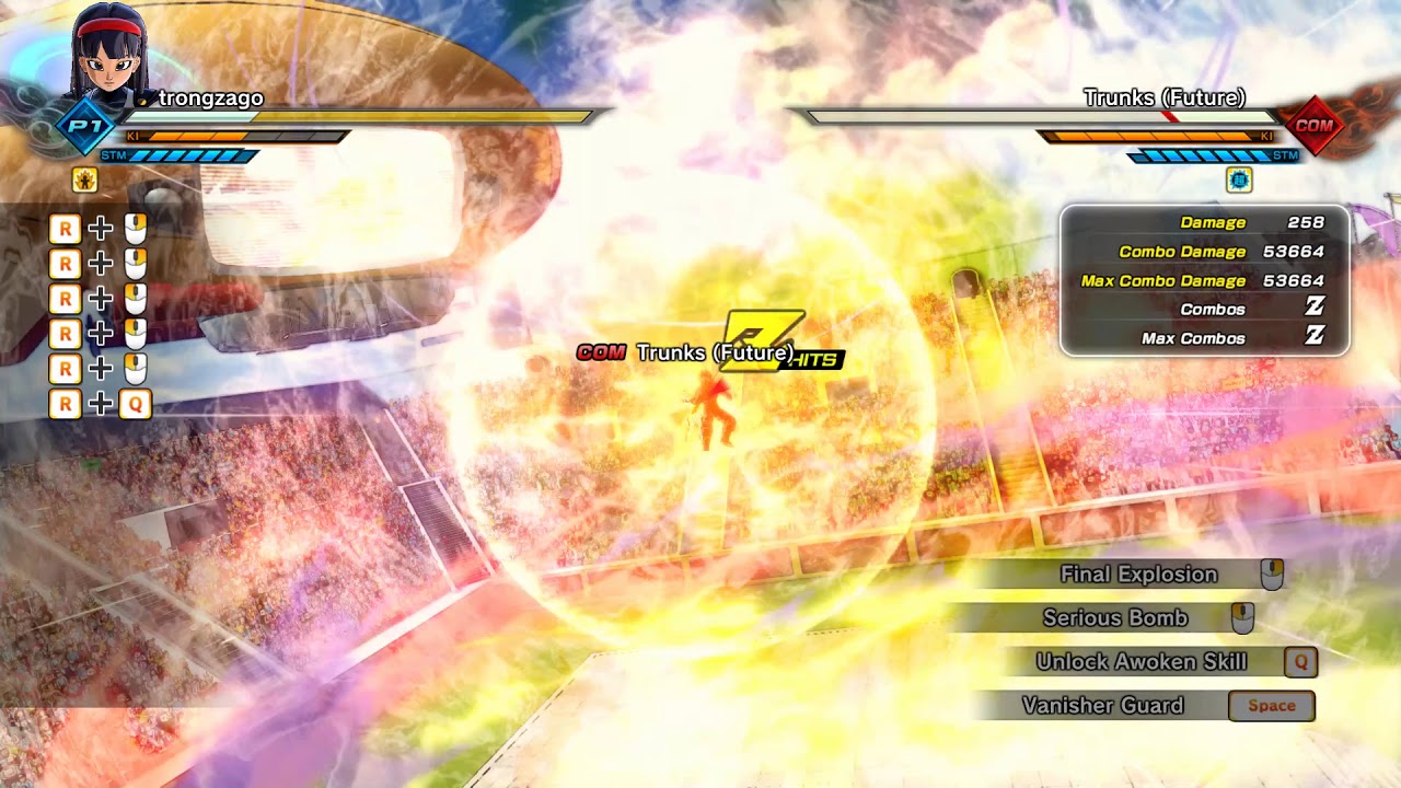 Dragon Ball Xenoverse 2 5555555555555555555 ทำเล่นๆ Final Explosion ...