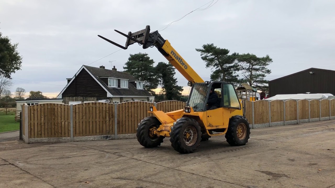 MATBRO TS260 TURBO TELEHANDLER C/W PIN AND CONE HEAD STOCK FOR SALE ...