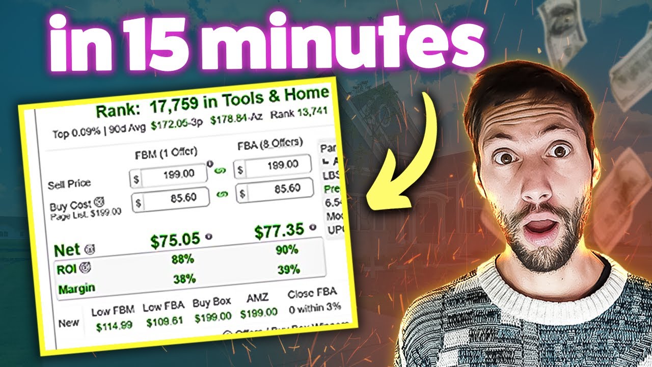 eBay to Amazon 15 Minute Flipmine Sourcing Challenge - YouTube