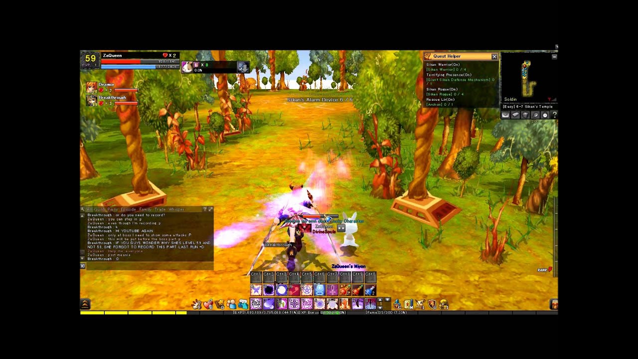 Lunia Tutorial bosses, minibosses and special parts 6-6 - 6-9 - YouTube