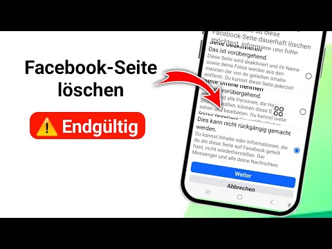 So löschen Sie eine Facebook-Seite – Update 2026