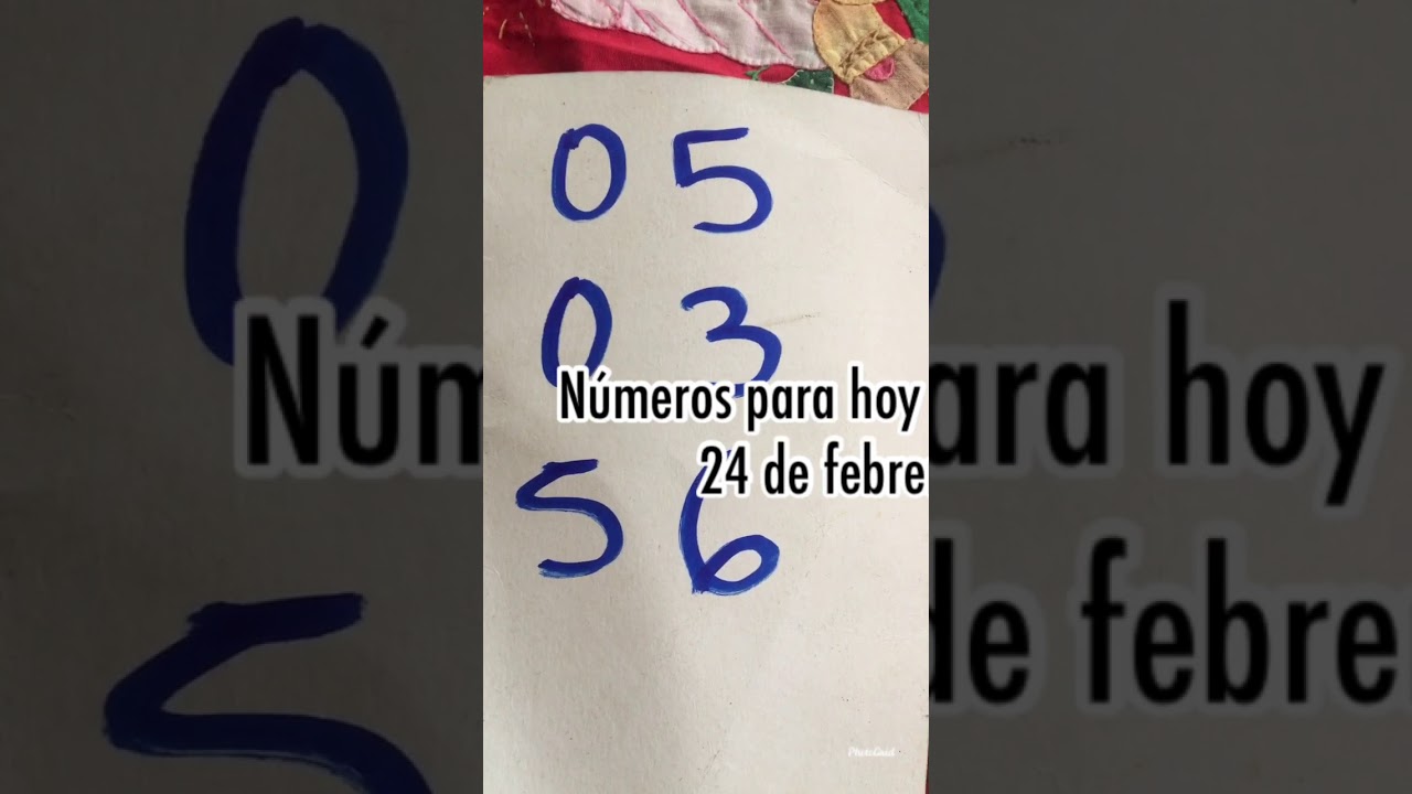 Números para hoy - YouTube