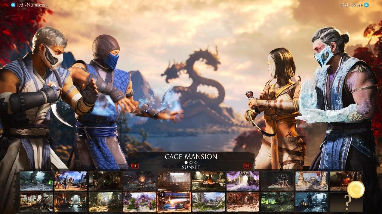 Smoke and Sub-zero vs Sub-zero player online Mortal Kombat 1 - YouTube