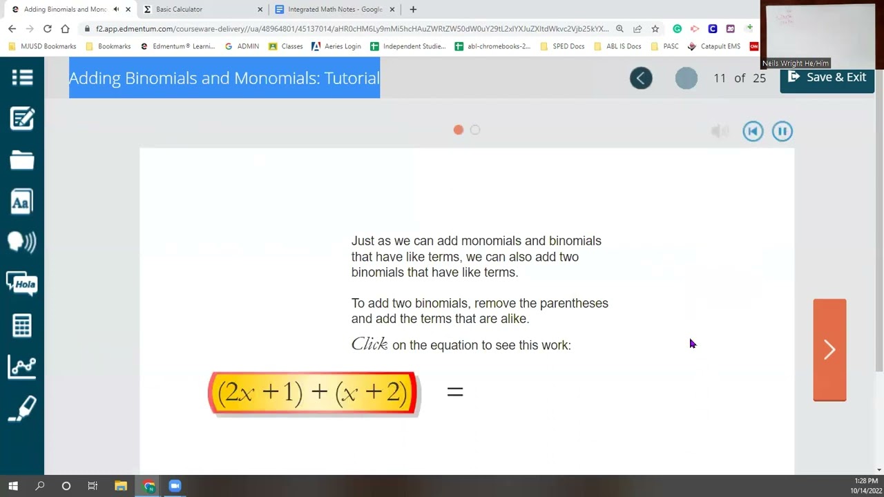 Adding Binomials And Monomials Tutorial And Application YouTube Adding Binomials And Monomials Tutorial And Application YouTube