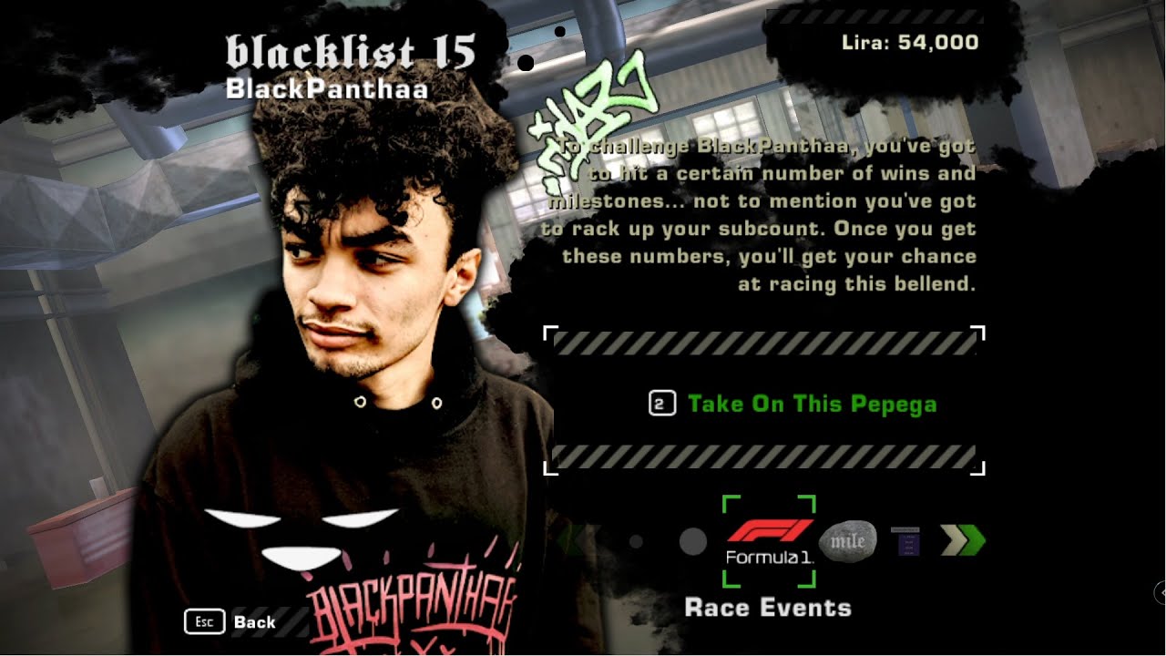 NFS MW 2005 Pepega Mod V2 #15 BlackPanthaa - YouTube