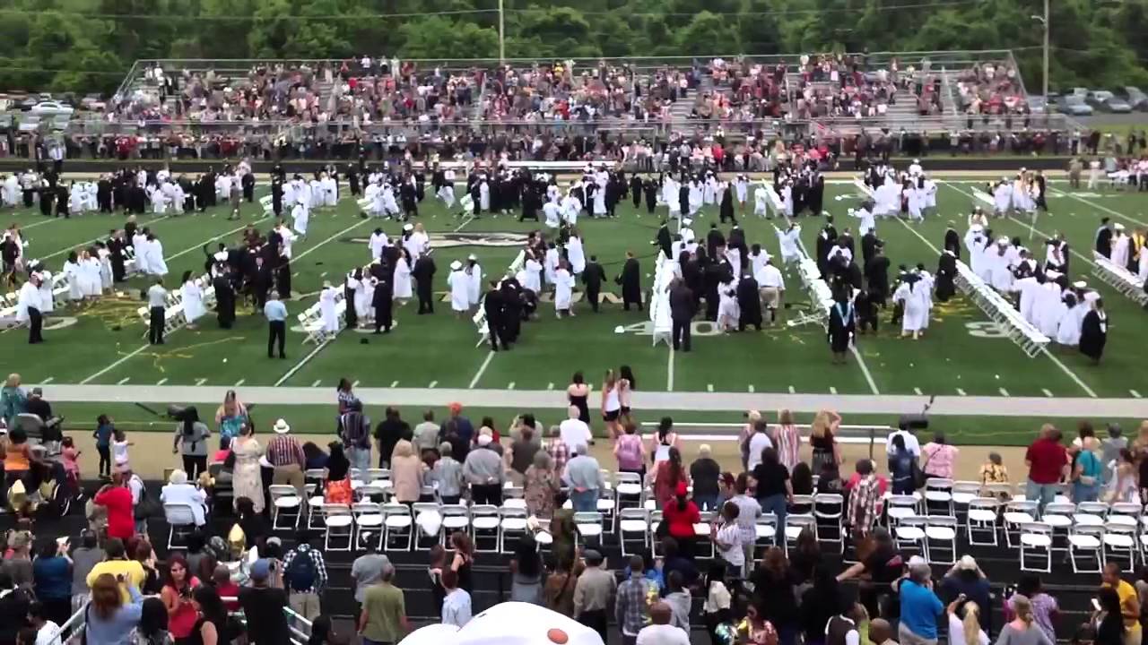 High School Graduation Hat Throw - YouTube