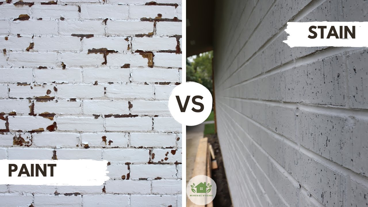 Staining vs Painting Brick: The Ultimate Showdown! 🧱 - YouTube
