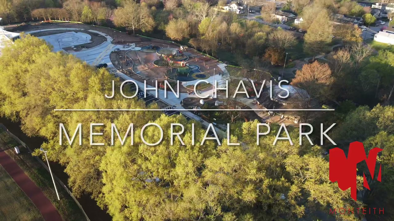 John Chavis Memorial Park April 9 2021 Update - YouTube