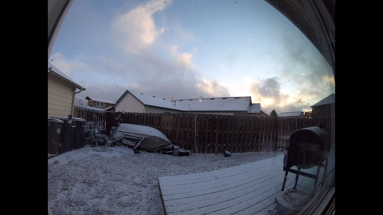Central Oregon Snow Timelapse - YouTube