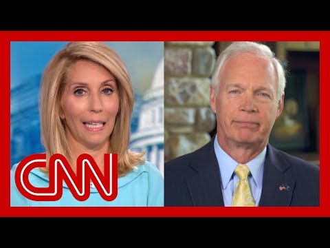 Dana Bash presses Sen. Ron Johnson to disavow President Trump's attacks on Dems