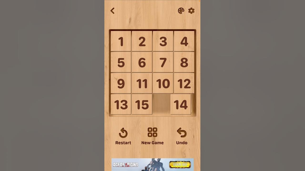Solving 15 Puzzle App - YouTube