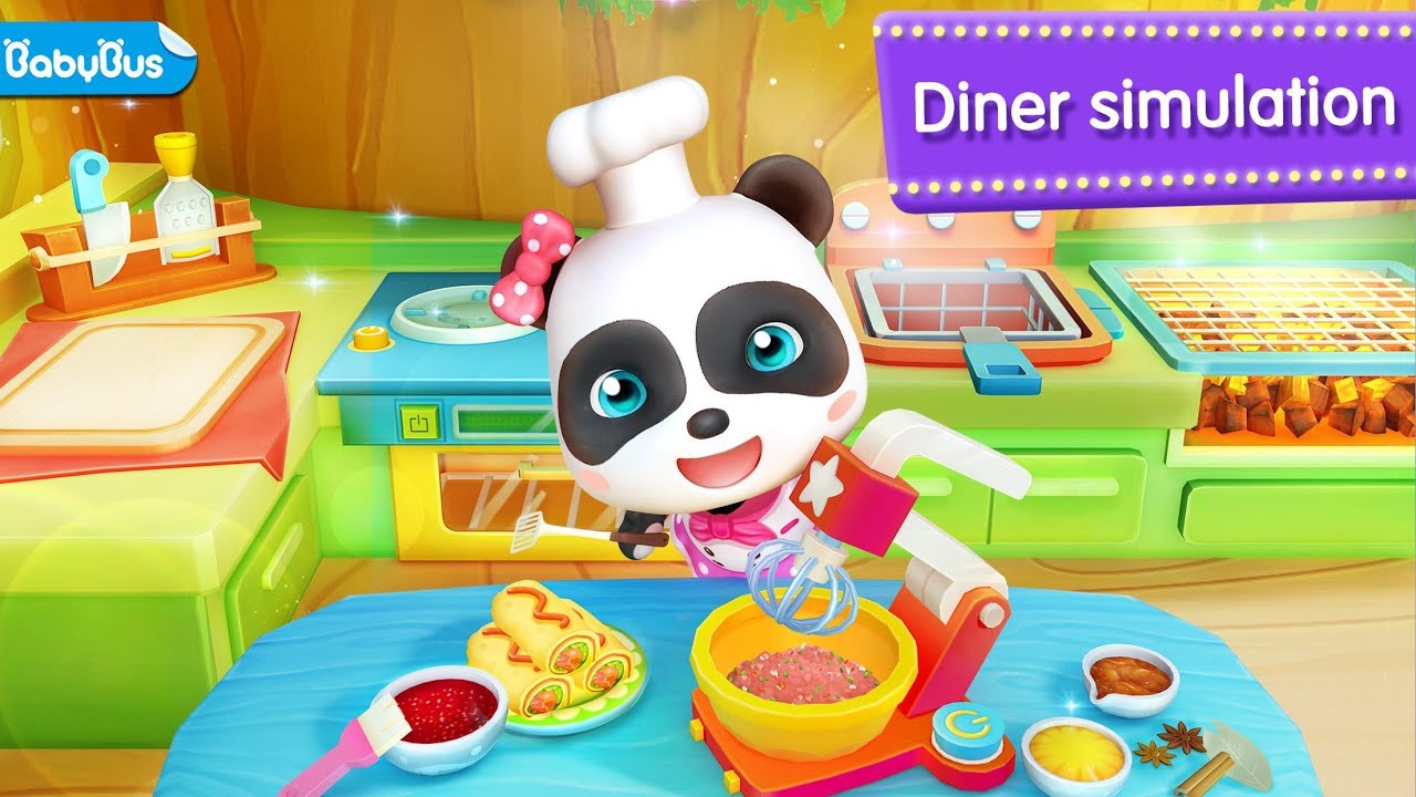 Baby Panda's Cooking Restaurant |Educational Games for kids |Little ...