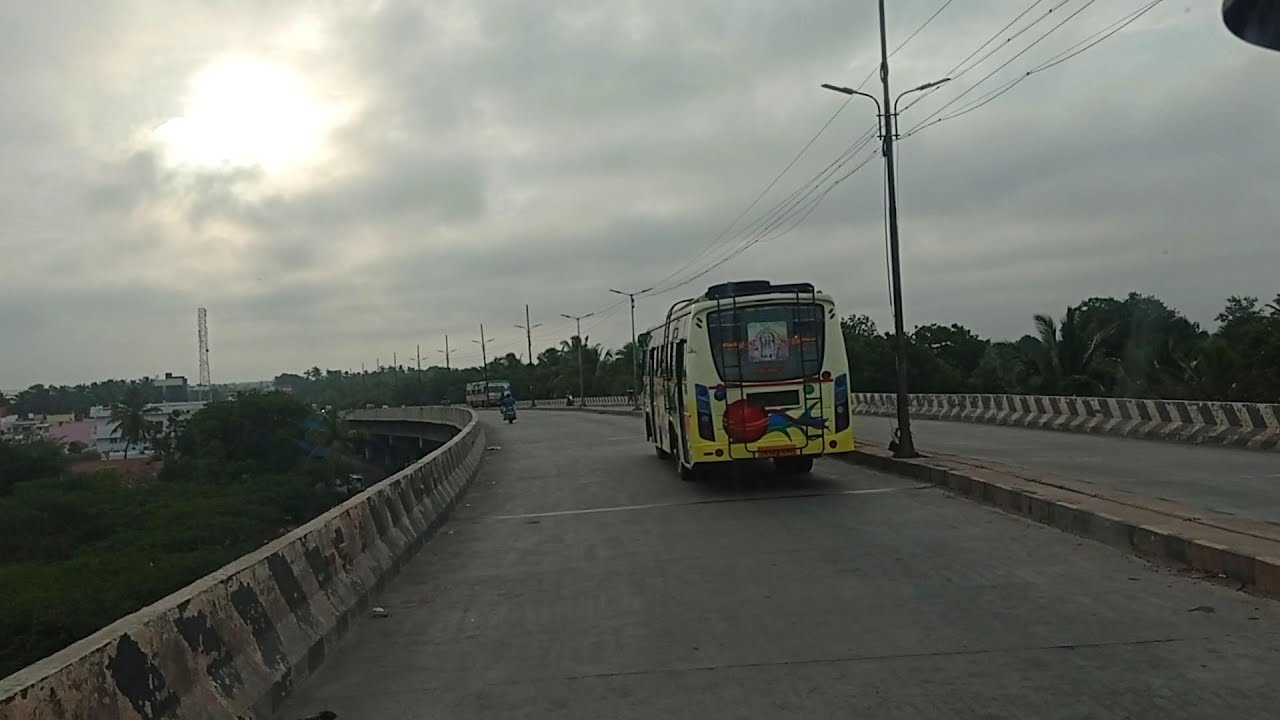 Coimbatore to sulur road bridge crossing cabin view - YouTube
