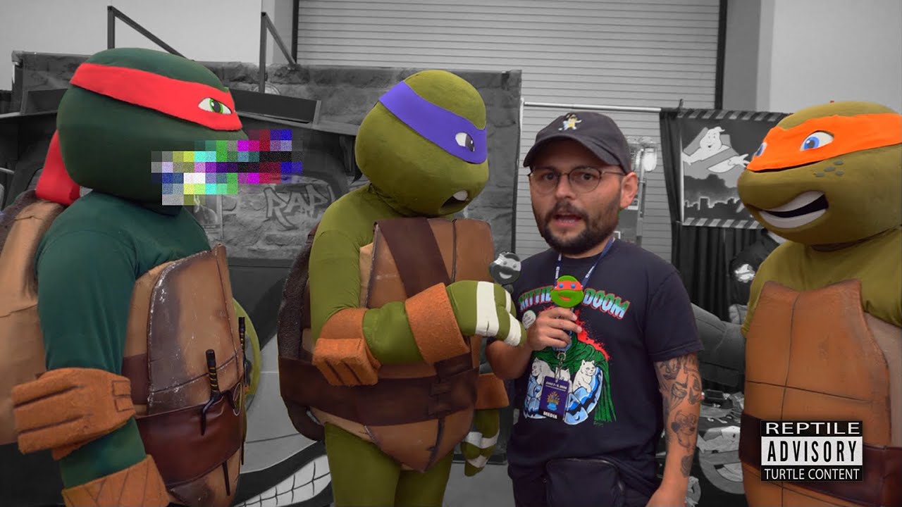 Interviewing the Teenage Mutant Ninja Turtles - YouTube