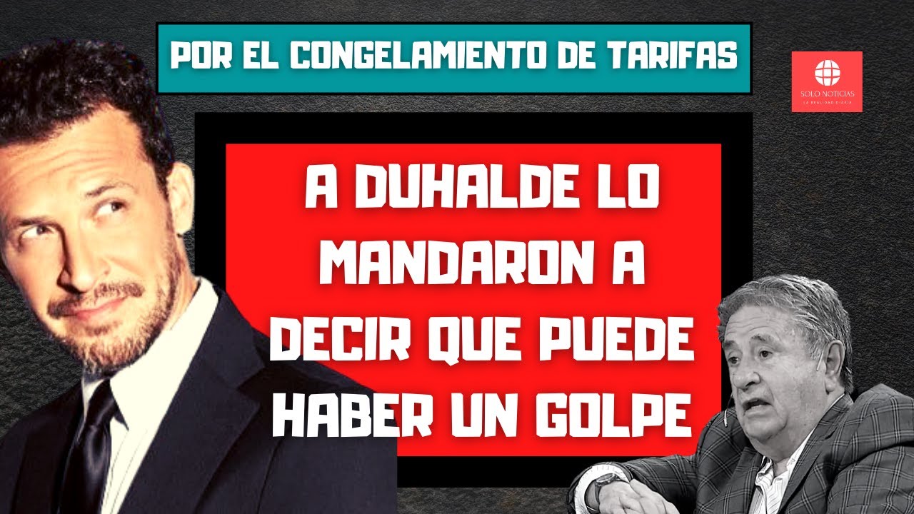 Alejandro BERCOVICH Durisimo con DUHALDE lo mandaron a decir.... - YouTube