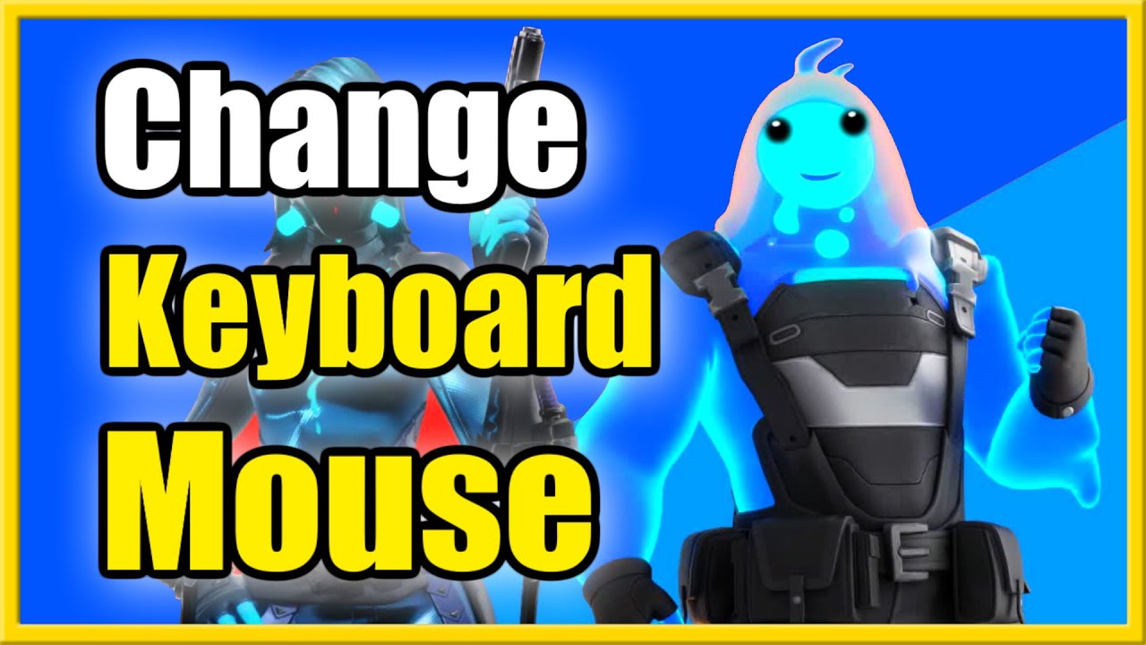 How to Change Keyboard & Mouse Buttons & Settings in FORTNITE (View ...