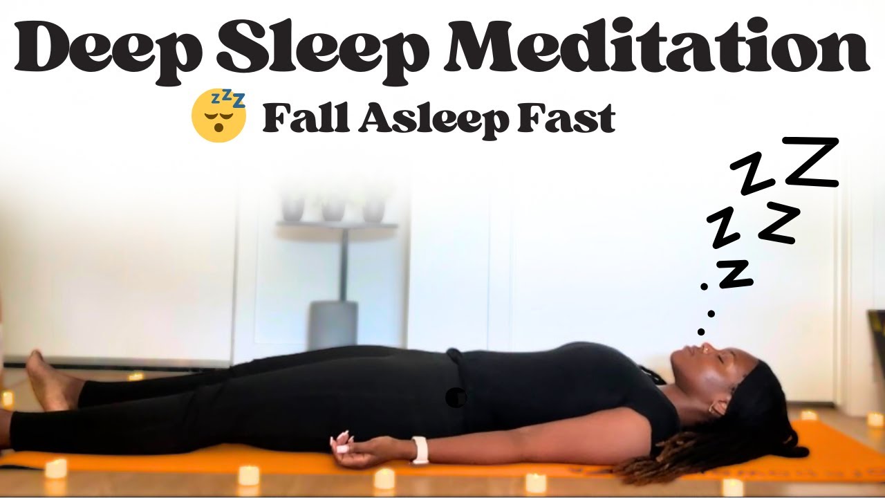 5 Min Lying Down Meditation for DEEP SLEEP😴 Fall Asleep FAST 💤 - YouTube