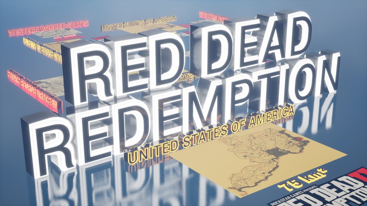Red Dead Redemption Games Maps Size Comparison - YouTube