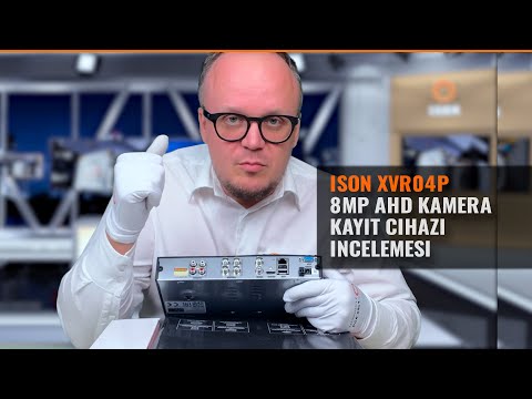 PROFESYONEL HIBRIT KAYIT CIHAZI 8 KAMERA IÇIN 8 MEGAPIKSEL ISON XVR04P
