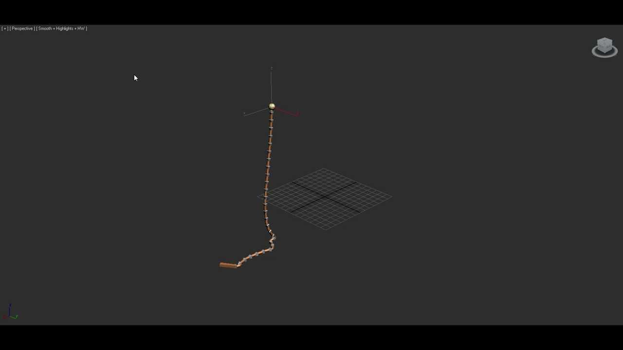 Rope/Wire Simulation (3ds MAX) - YouTube