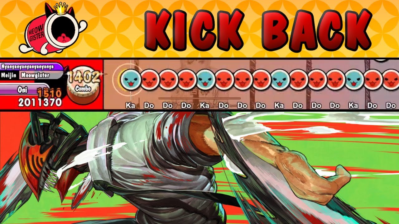 [Taiko no Tatsujin] KICK BACK English Metal Cover / Chainsaw Man ...