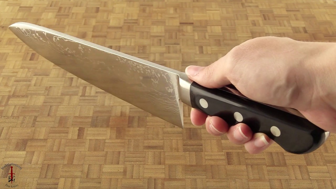 Ryusen Damascus Chef's Knife, Heavy - Gyuto Deba - 9 1/2 in. (240mm ...