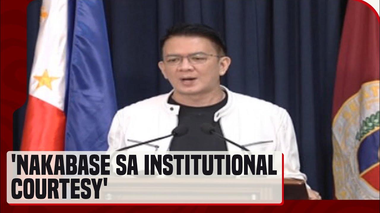 SP Escudero Hindi papayagan ng Senadong arestuhin ang sinumang miyembro nito sa loob ng Senado ...