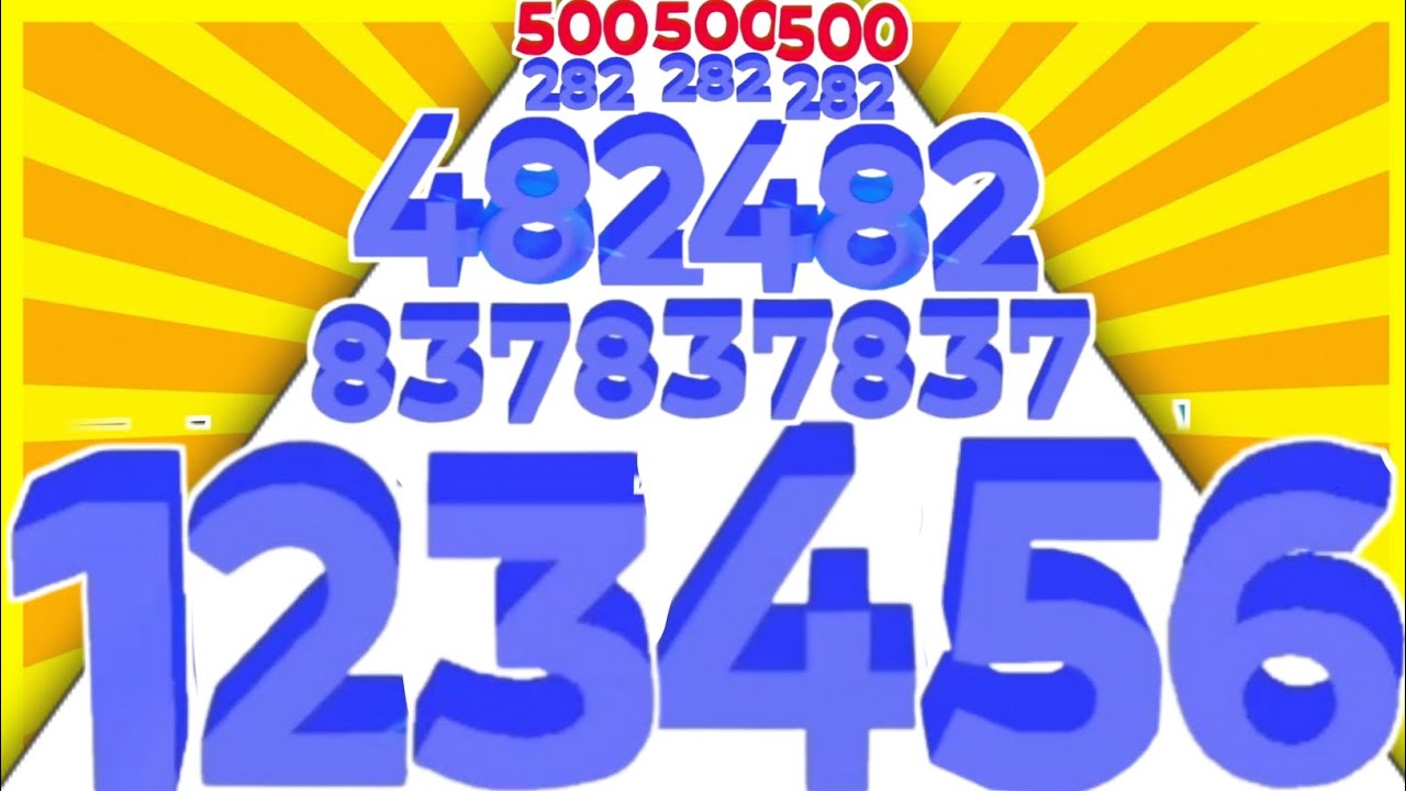 Number Rush 2048 Challenge & Canvas Run 3d - (Sastifying tiktok Game ...