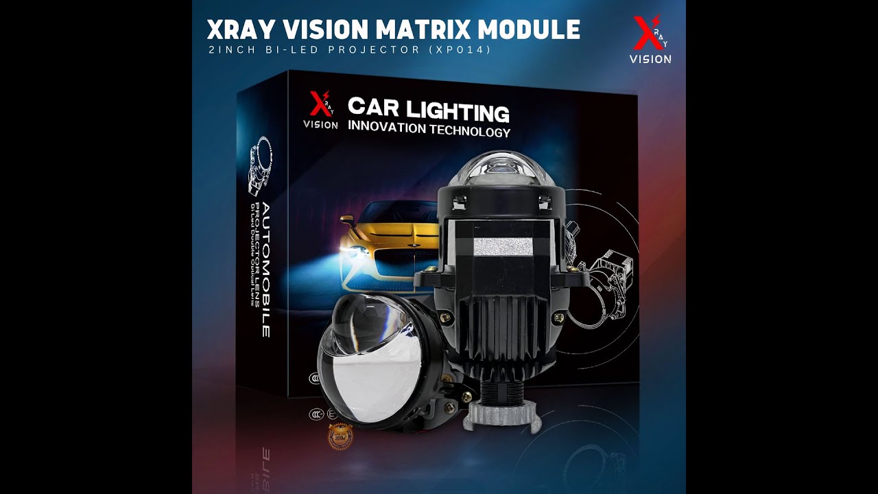 Xray Vision Matrix Module 2inch Bi-Led Projector | #XP014 - YouTube