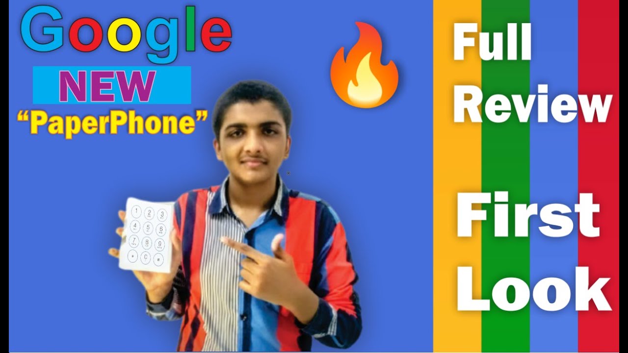 Google Paper Phone l Full Review 🔥🔥🔥 - YouTube