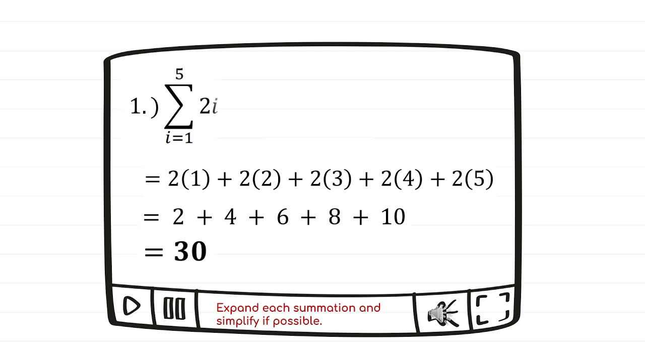 Precalculus - Week 8 - Sigma Notation #Precalculus #SigmaNotation #Series - YouTube