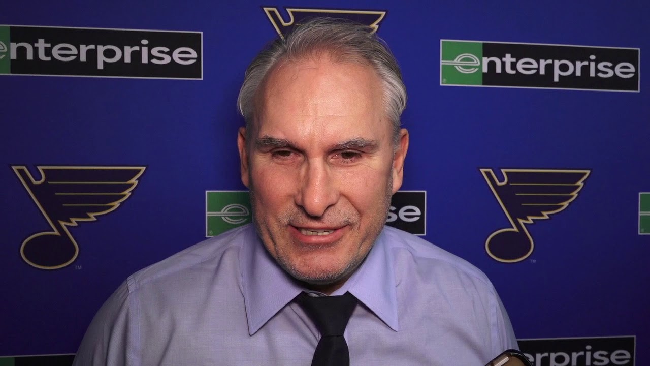 Blues head coach Craig Berube talks after St. Louis sweeps season ...