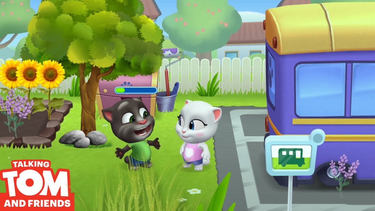 Talking Tom And Talking Angela Meeting | My Talking Tom Friends - YouTube