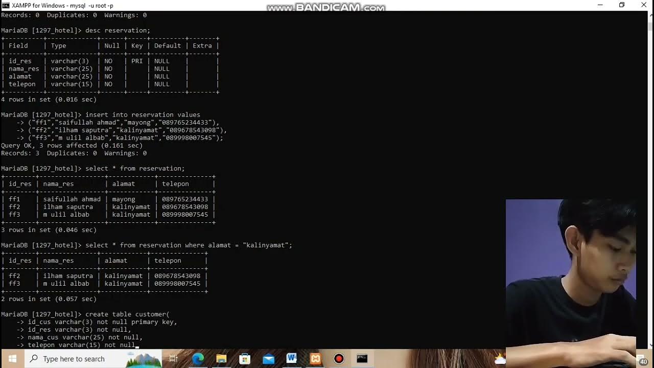 Basis Data Mysql DDL,DML dan JOIN - YouTube