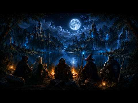 🌙 Beneath the Falling Stars | Fantasy Ambience for Sleep & Relaxation