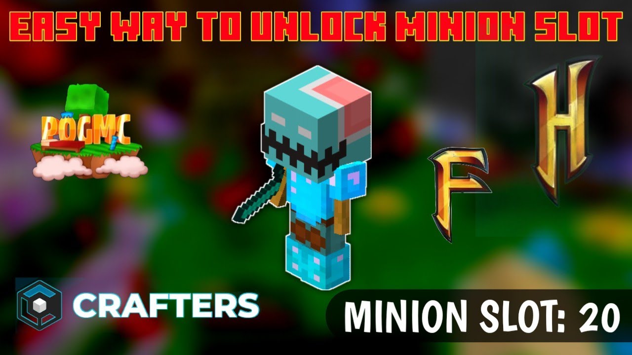 how to upgrade minion slot in skyblock | unlock minion slot fast in ...