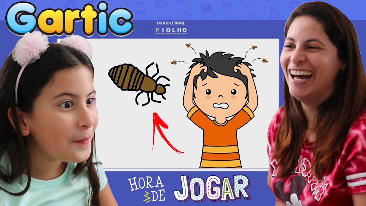 Minha mãe jogando GARTIC pela primeira vez - Maria Clara e JP Games ...