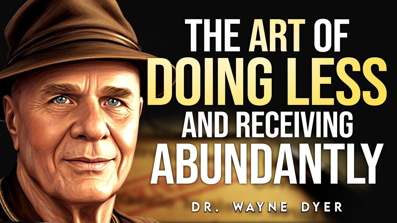 Dr Wayne Dyer - The Art of Doing Less and Receiving Abundantly - YouTube