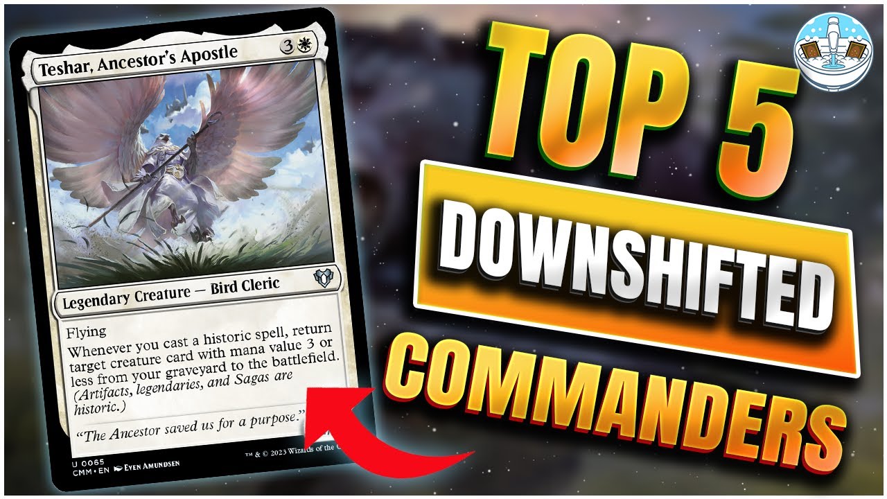 My Top Five Downshifted Commanders! - Shower Thoughts - YouTube
