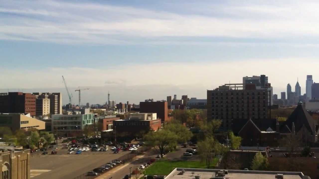 Philadelphia Skyline View from North Philadelphia (Temple University ...