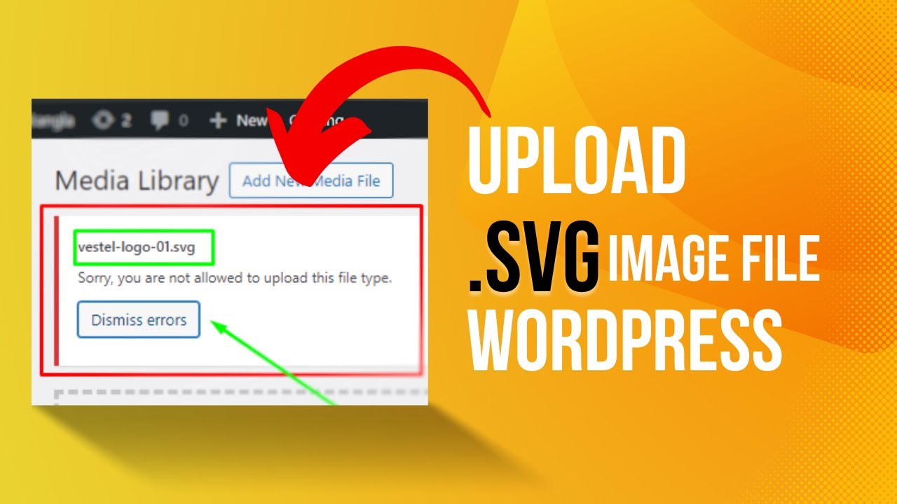 How to Upload SVG image files in Wordpress | Add Vector Images to ...
