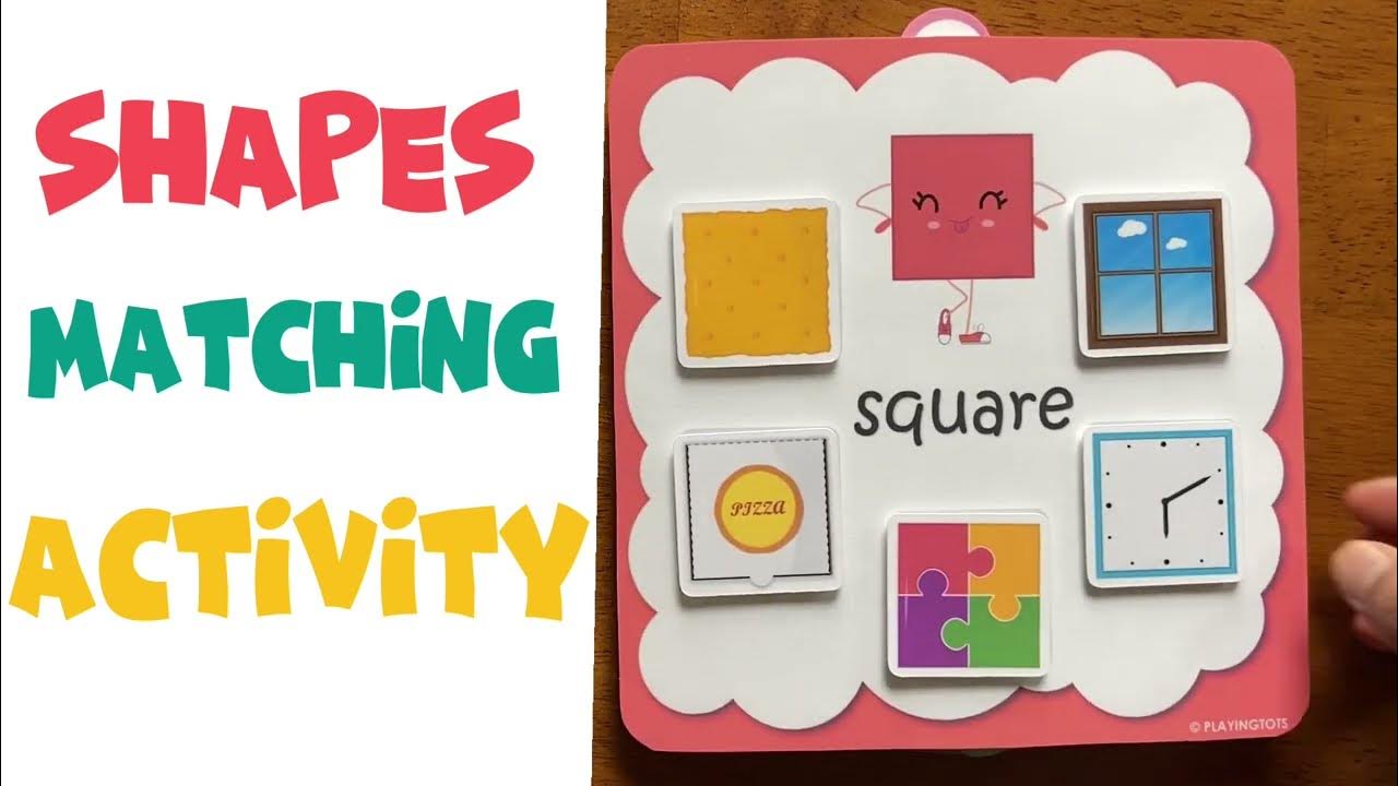 Shapes Matching Activity, Learn Shapes, Shapes Picture Sorting ...