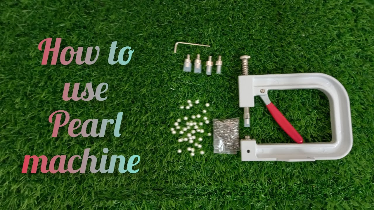 How to use Pearl Machine || Pearl Machine Beading - YouTube