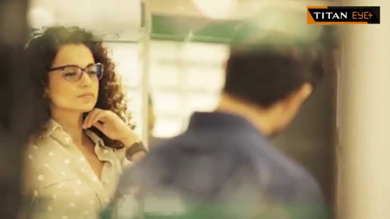 Behind the scenes action with Kangana Ranaut, for Titan Eyeplus - YouTube