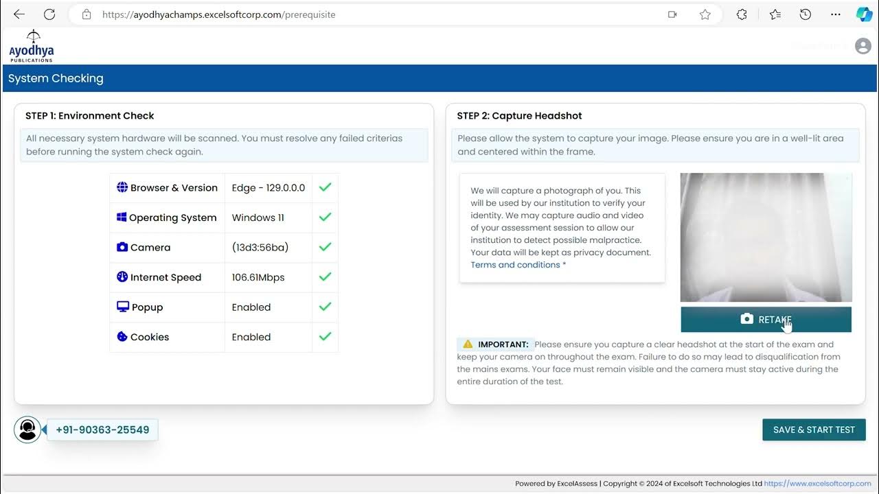 How to take Test - Ayodhya Champs - YouTube