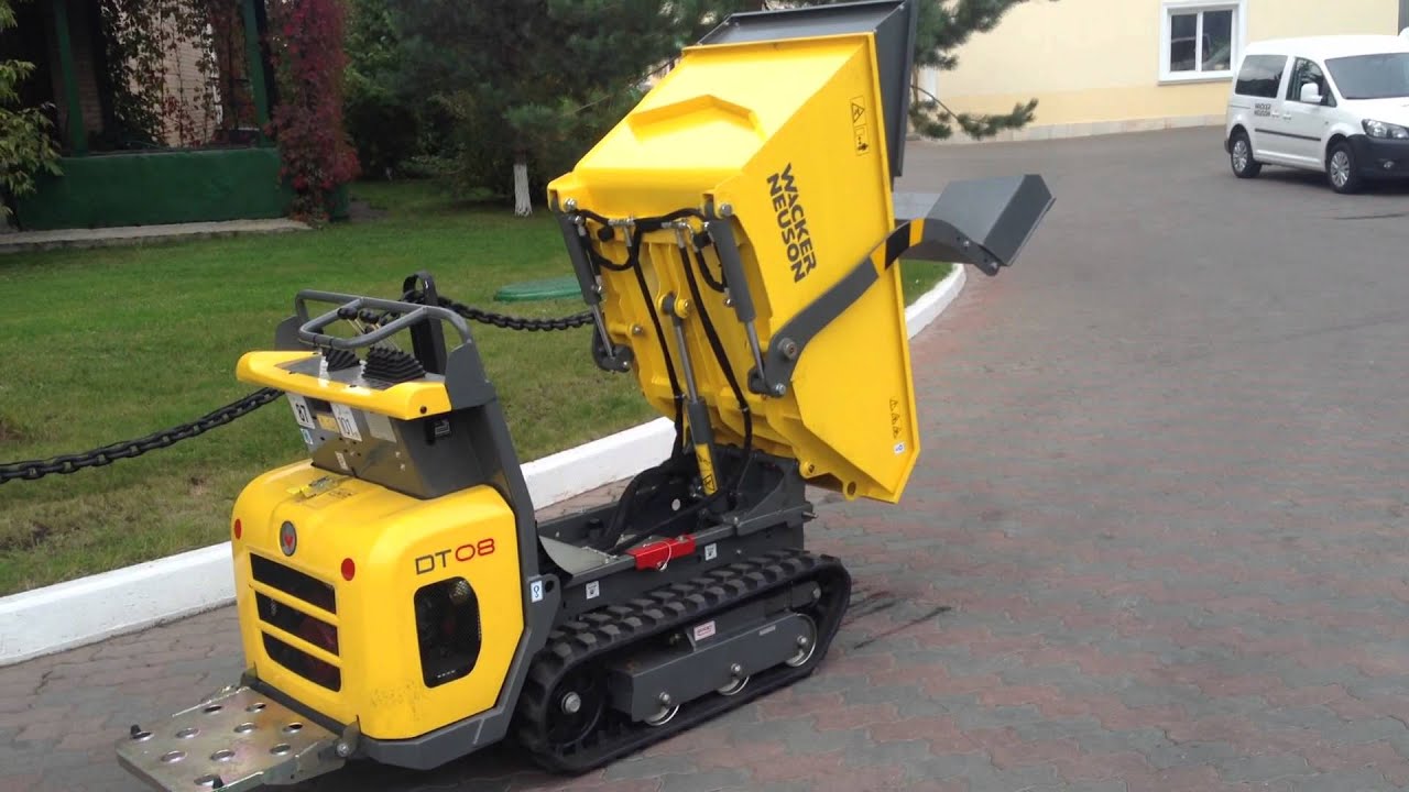 Wacker Neuson Dumper DT08 P vol3 - YouTube